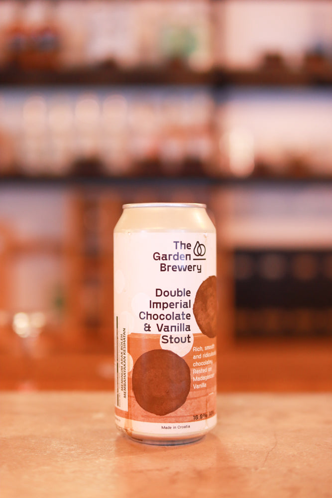 The Garden Double Imperial Chocolate & Vanilla Stout (440ml) — Farmer's Bar