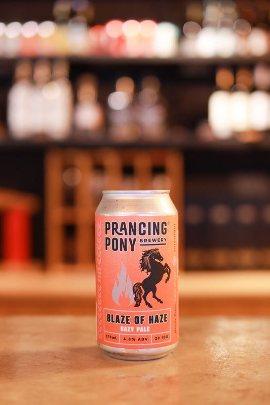 Prancing Pony Blaze of Haze Hazy Pale (375ml)(CAN) — Farmer's Bar