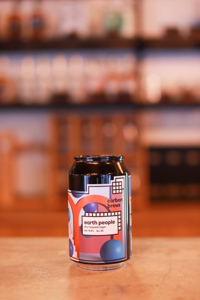 Carbon Brews Earth People Lager (330ml) — Farmer's Bar