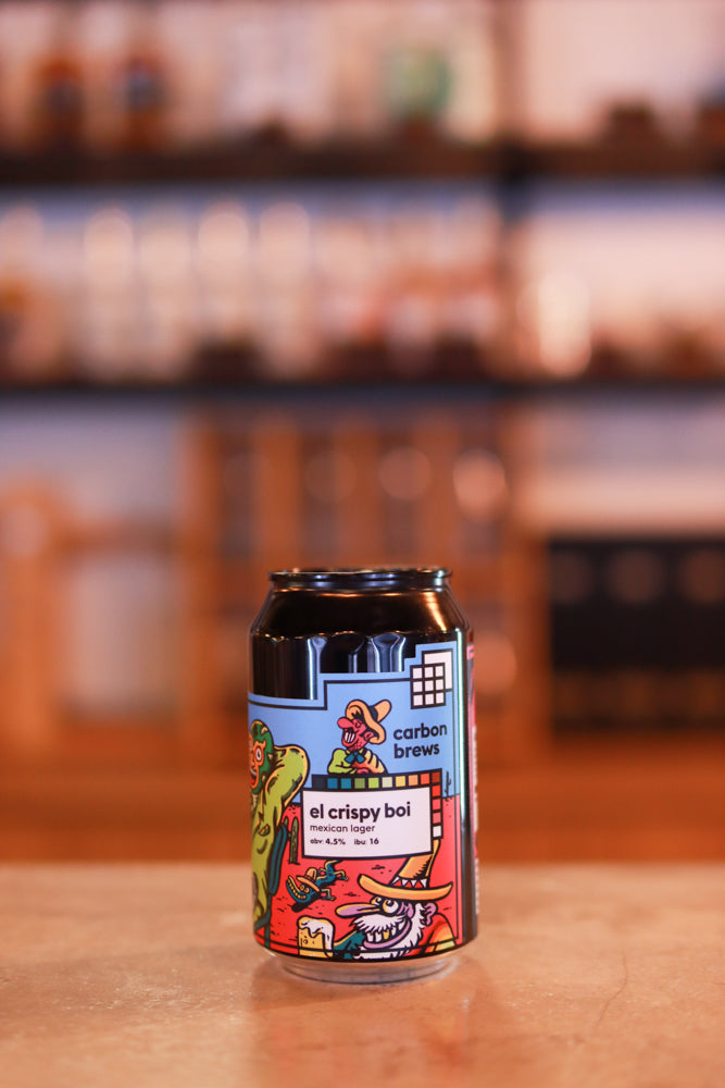 Carbon Brews El Crispy Boi Mexican Lager (330ml) — Farmer's Bar