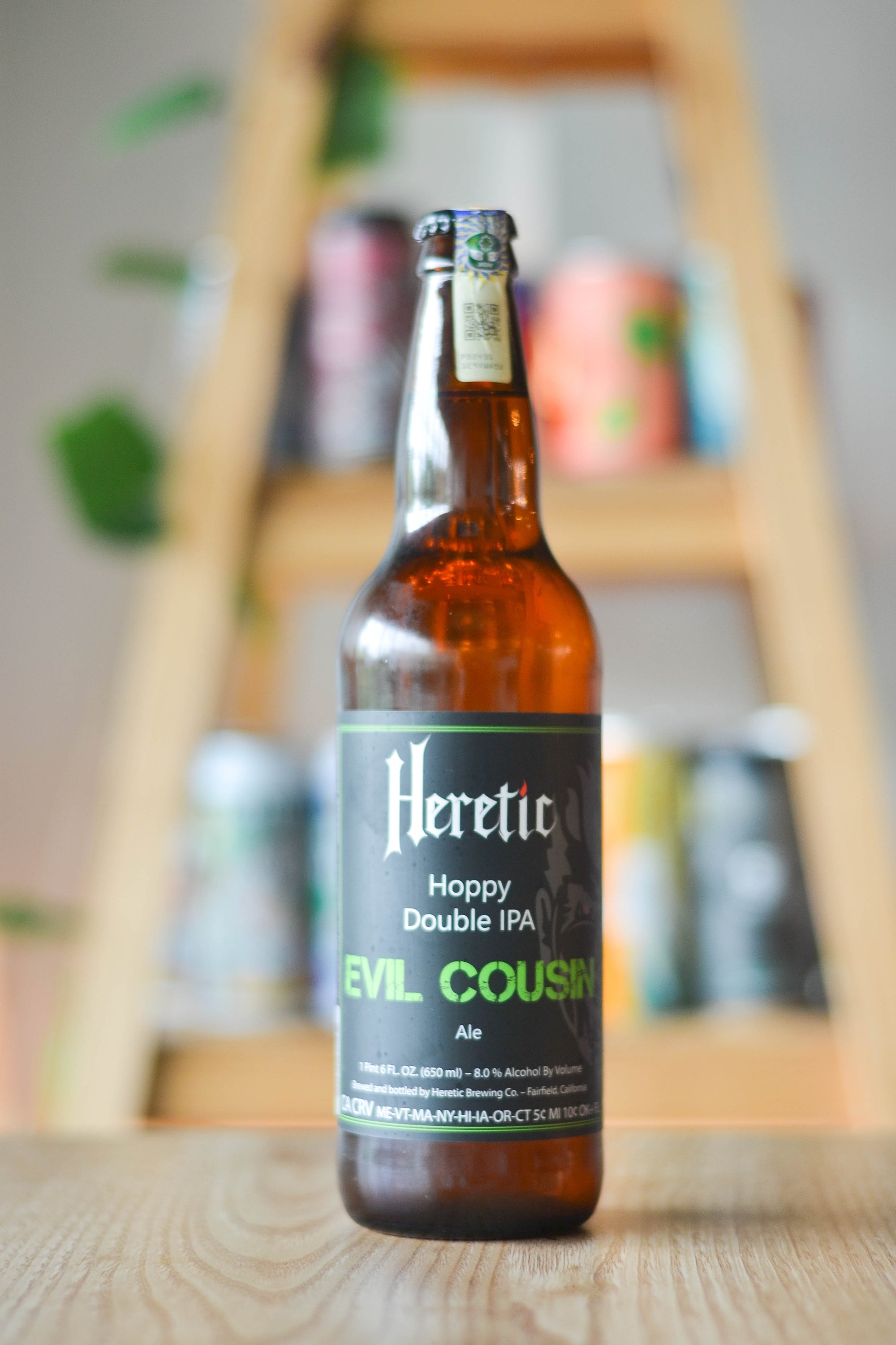 Heretic Evil Cousin Double IPA (650ml)(BOTTLE) — Farmer's Bar