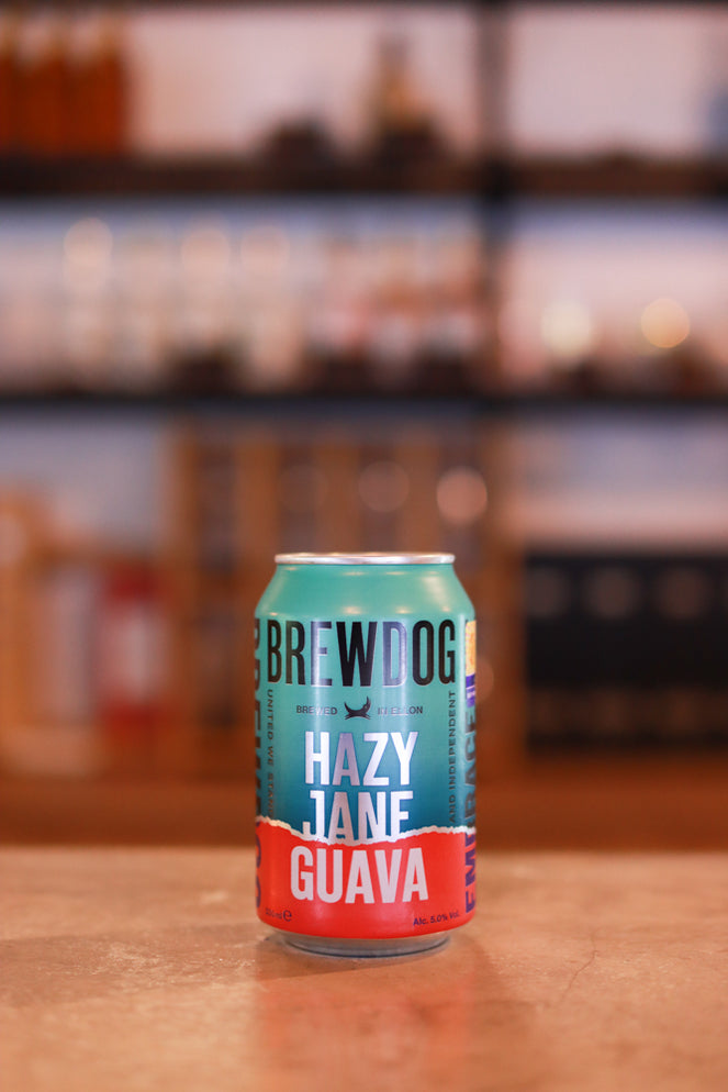 BrewDog Hazy Jane GUAVA IPA (330ml) — Farmer's Bar